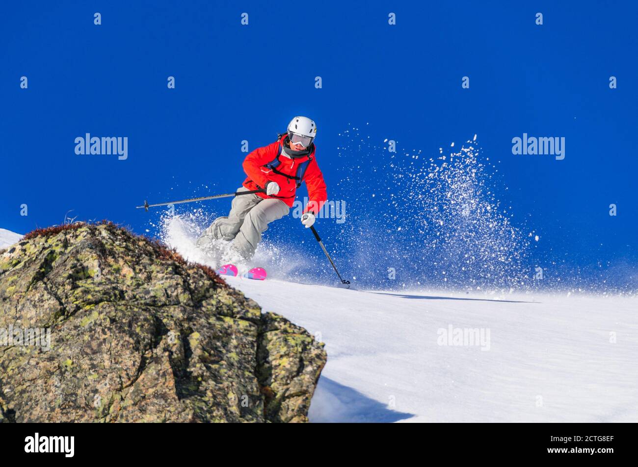 Skier extreme backcountry hi-res stock photography and images - Alamy