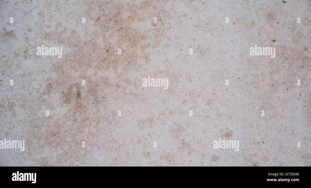 old stained travertine concrete limestone texture background with copy ...
