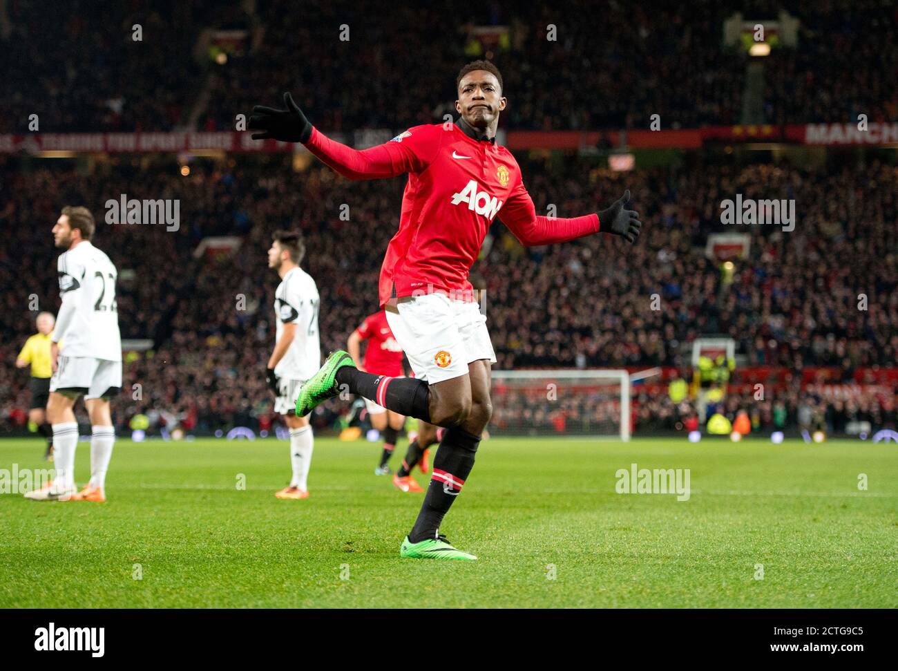 Old trafford goal hi-res stock photography and images - Alamy