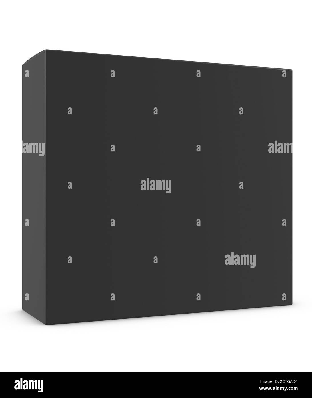 Realistic 3D Box Mock Up Template on White Background.3D Rendering,3D ...