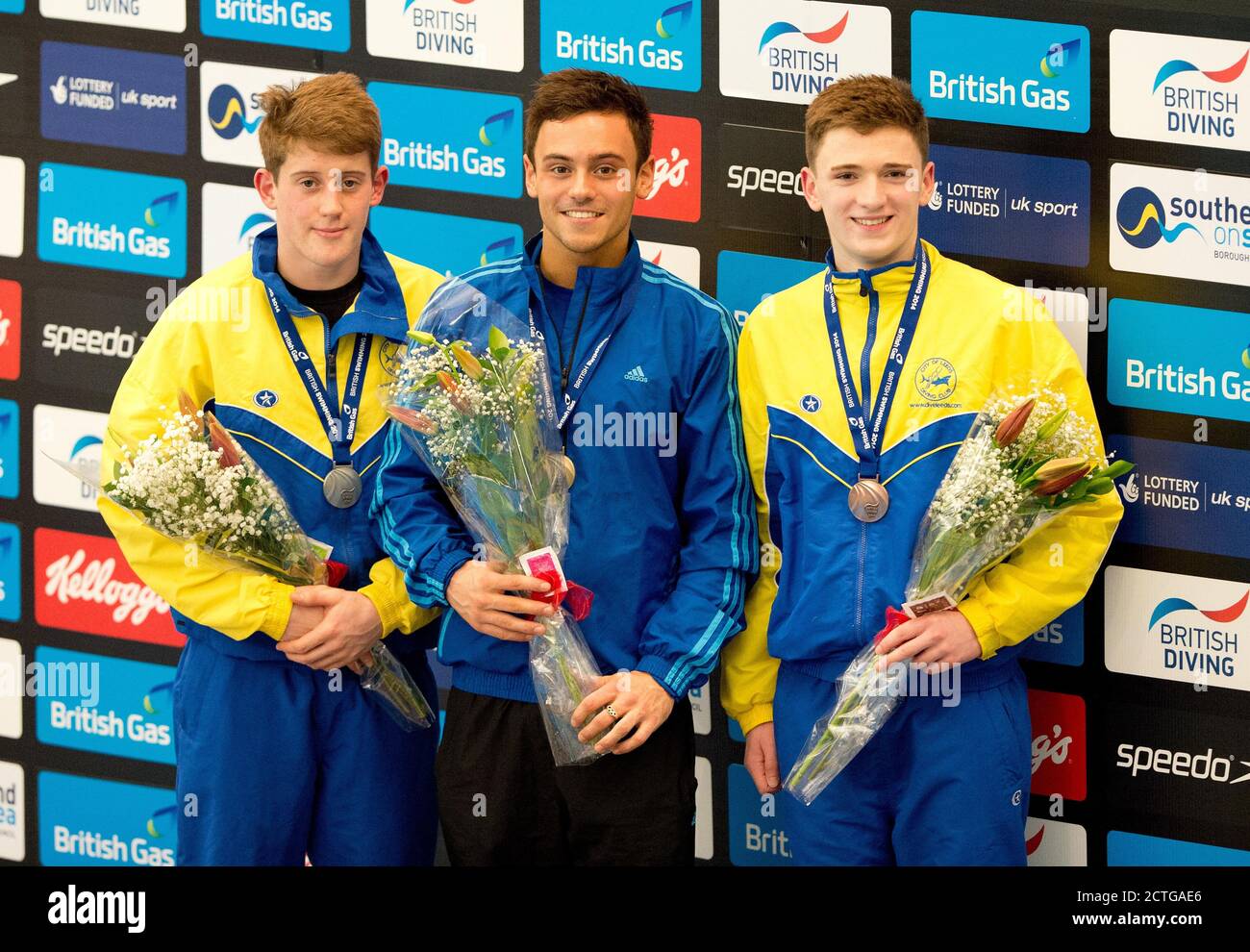 TOM DALEY COMPETES IN THE MENS 10 METRE PLATFORM EVENT AT THE NATIONAL ...