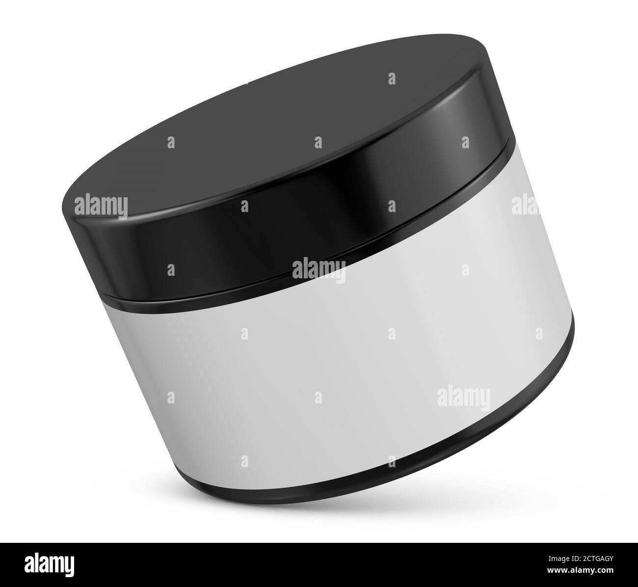 Realistic 3D Jar Mock Up Template on White Background.3D Rendering,3D ...