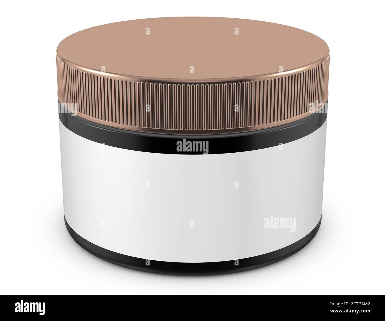 Realistic 3D Jar Mock Up Template on White Background.3D Rendering,3D ...