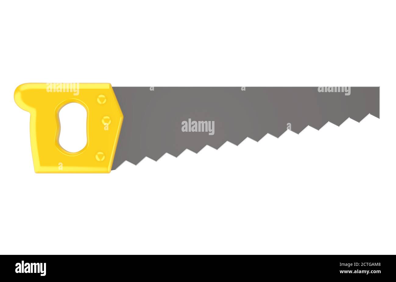 Hand Saw Isolated Stock Photo - Alamy