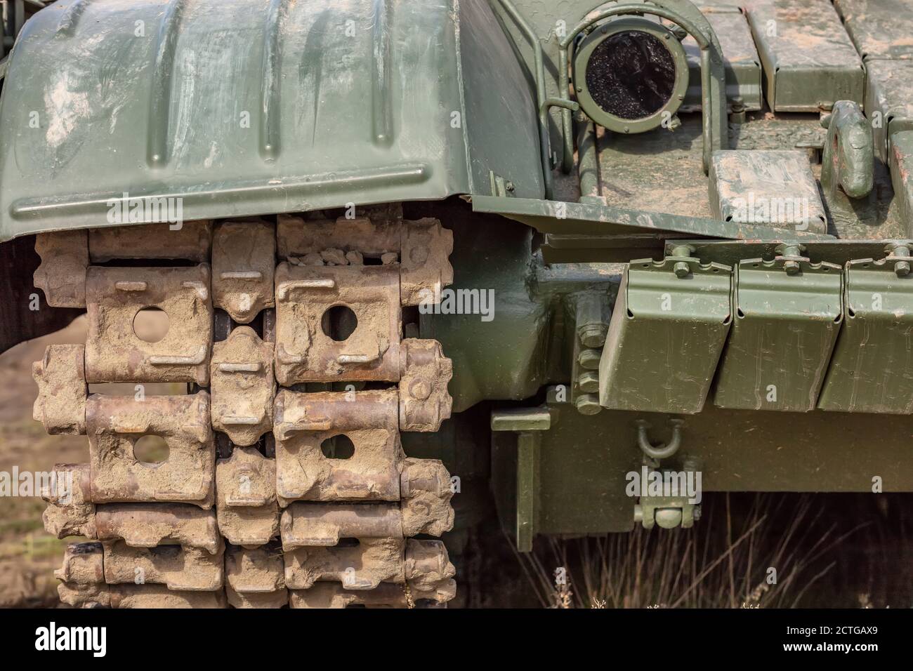 Front close-up shot of a russian tank track Stock Photo - Alamy
