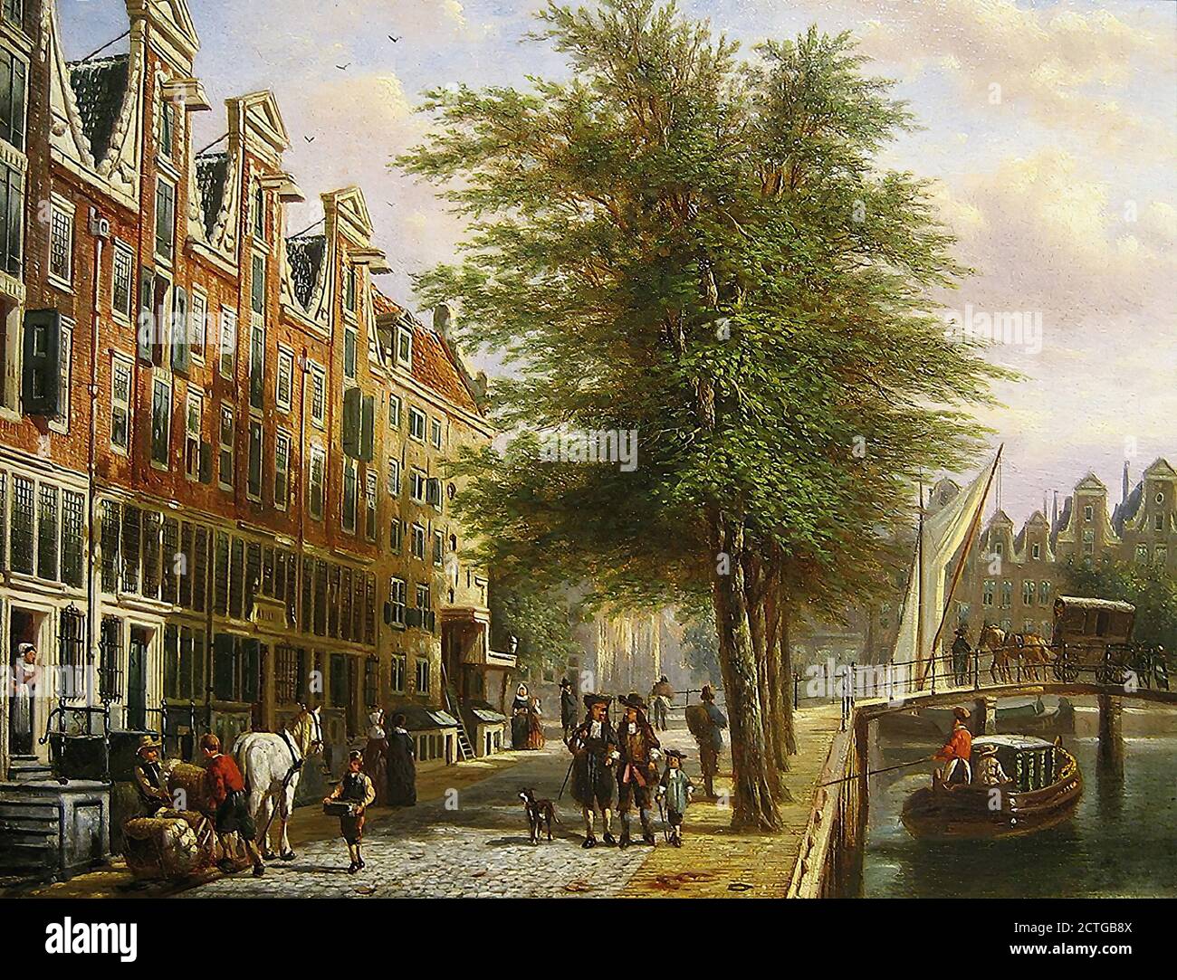 Spohler Johannes Franciscus - Amsterdam 2 - Dutch School - 19th Century ...