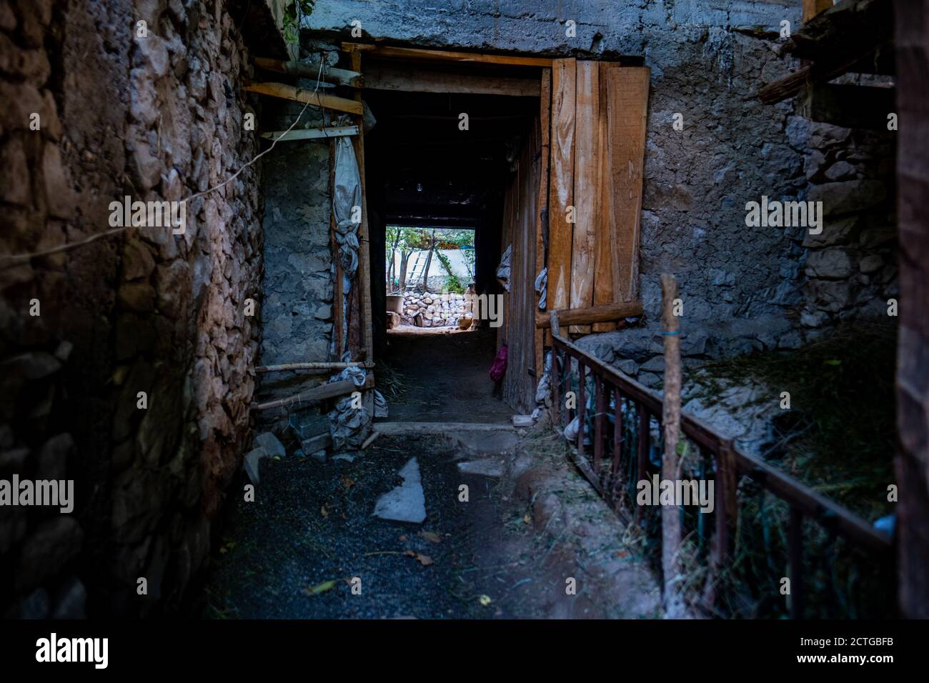 City life building exterior architecture cityscape damaged hi-res stock ...