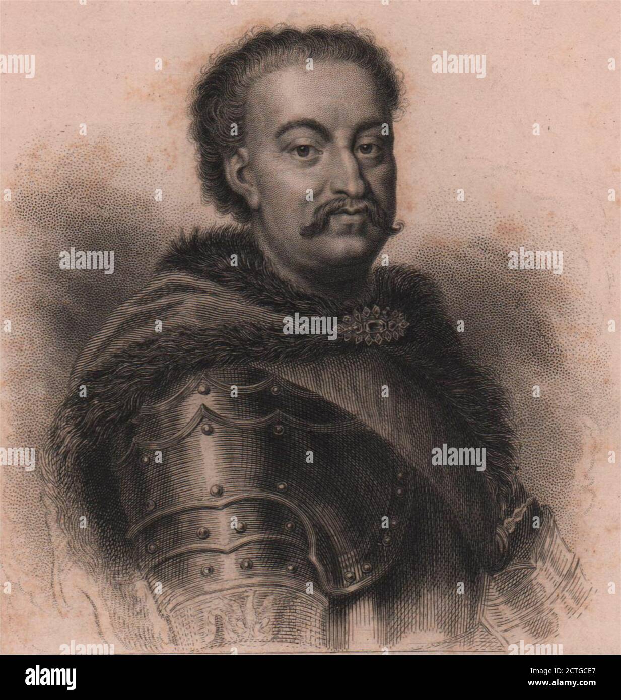 John III Sobieski, King of Poland & Grand Duke of Lithuania 1839 old ...