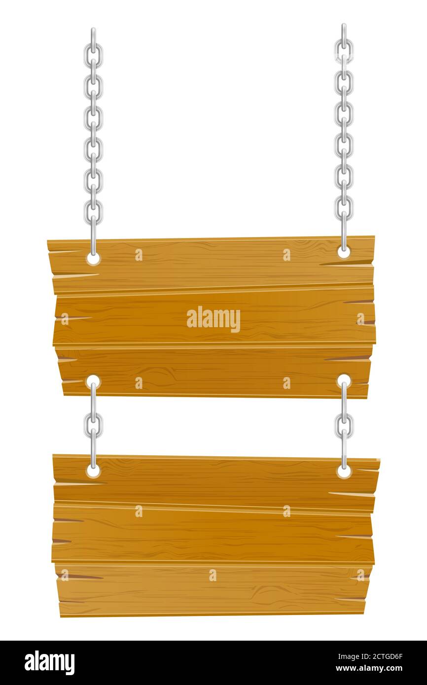 wooden old retro vintage board empty template for design vector ...
