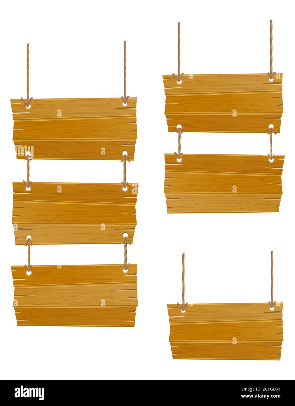 wooden old retro vintage board empty template for design vector ...