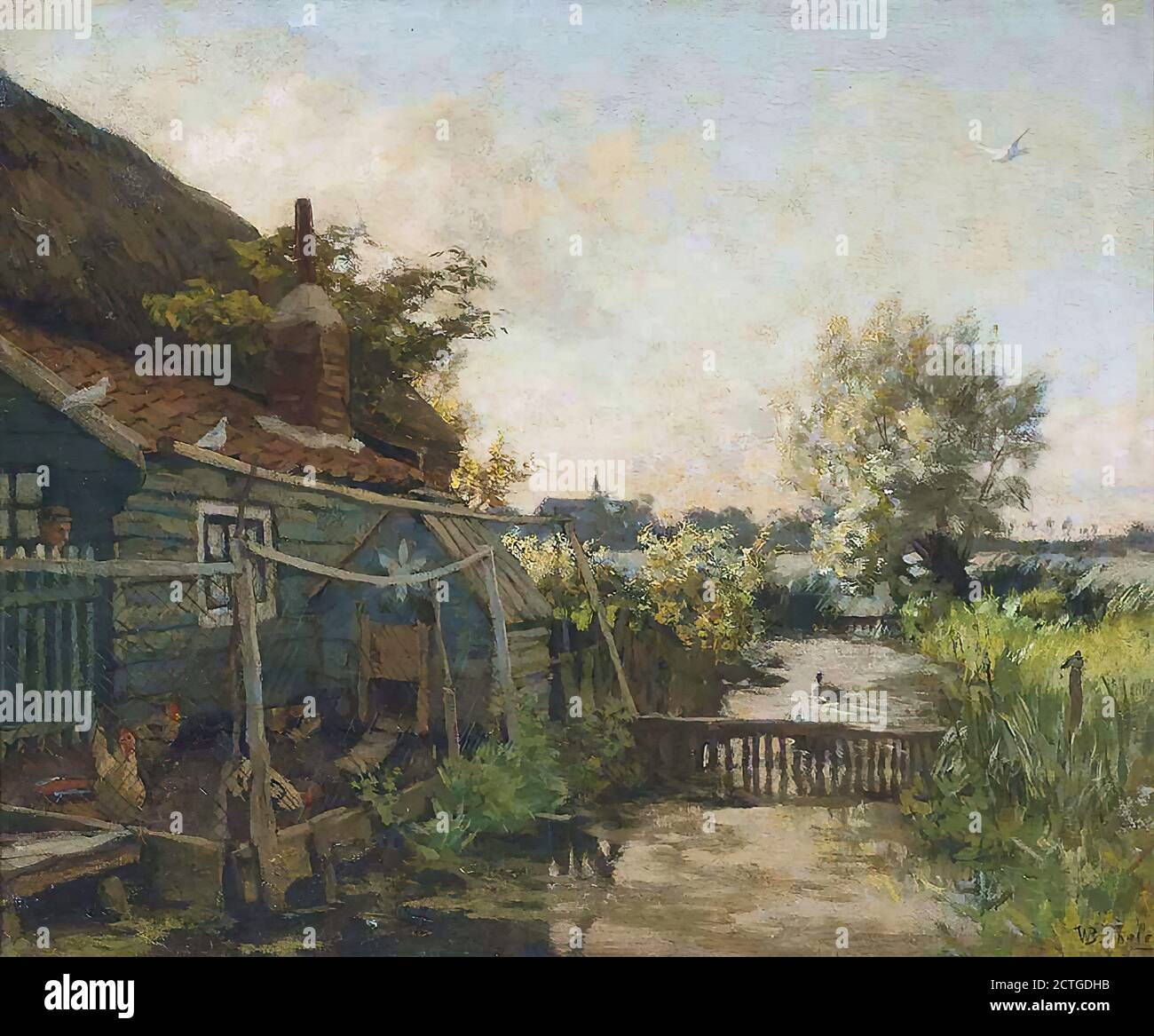 Tholen Willem Bastiaan - Boerderij Aan De Vaart - Dutch School - 19th ...