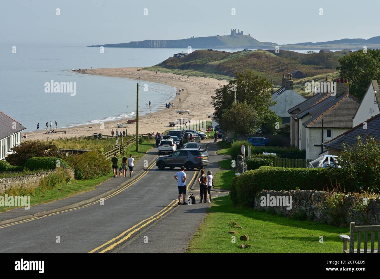 Low Newton by the sea, Northumberland Stock Photo - Alamy