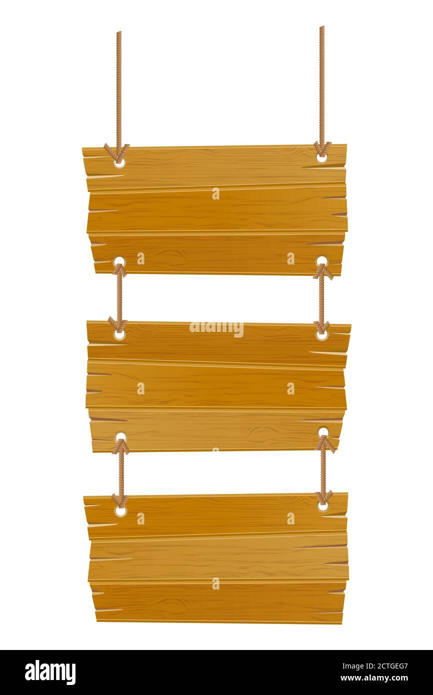 wooden old retro vintage board empty template for design vector ...