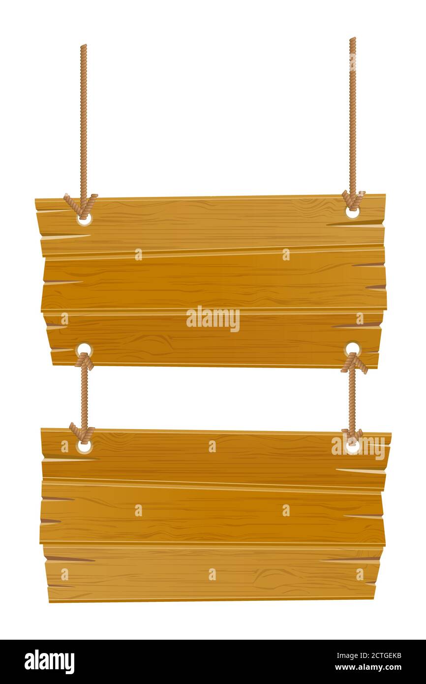 wooden old retro vintage board empty template for design vector ...