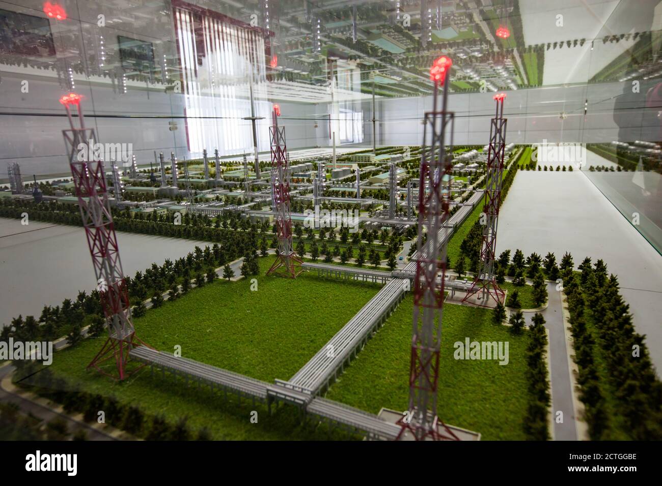 Aktobe region/Kazakhstan - May 04 2012: Scale miniature (maquette) of ...