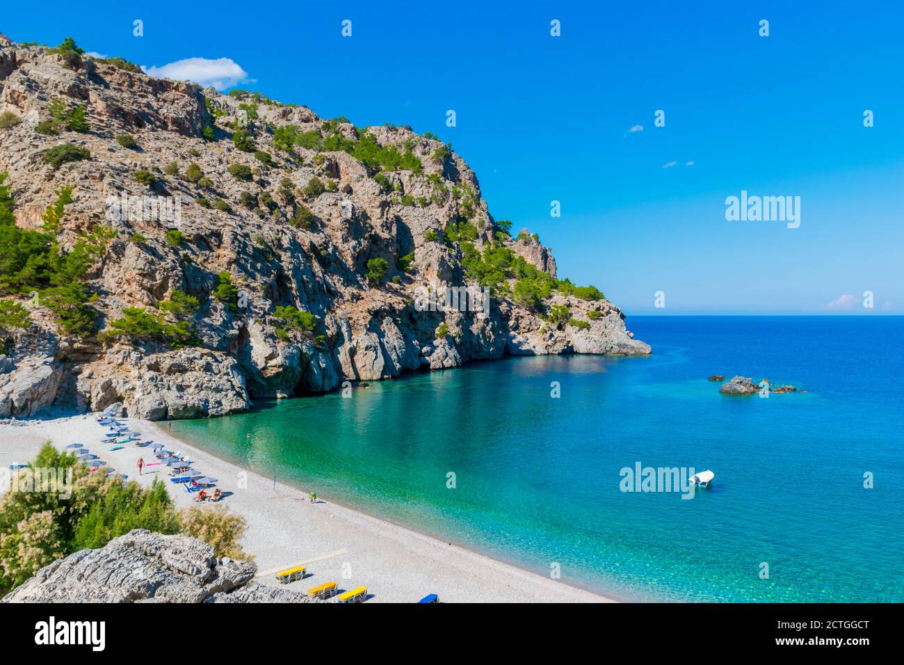 Famous Achata Beach on Karpathos island, Greece Stock Photo - Alamy