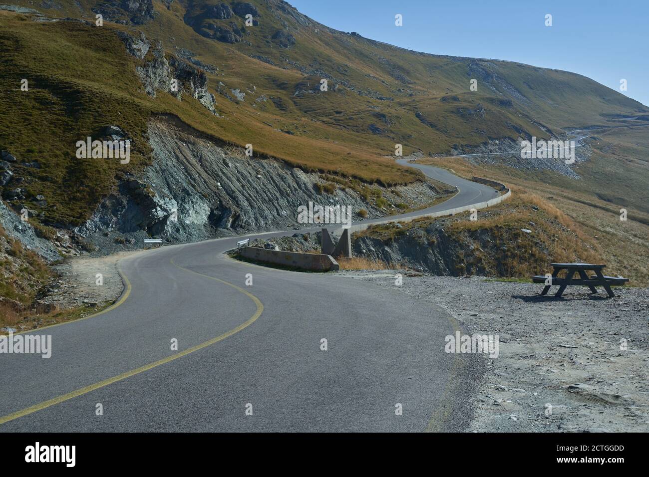 Transalpina road in the Parang mountains, Romania Stock Photo - Alamy