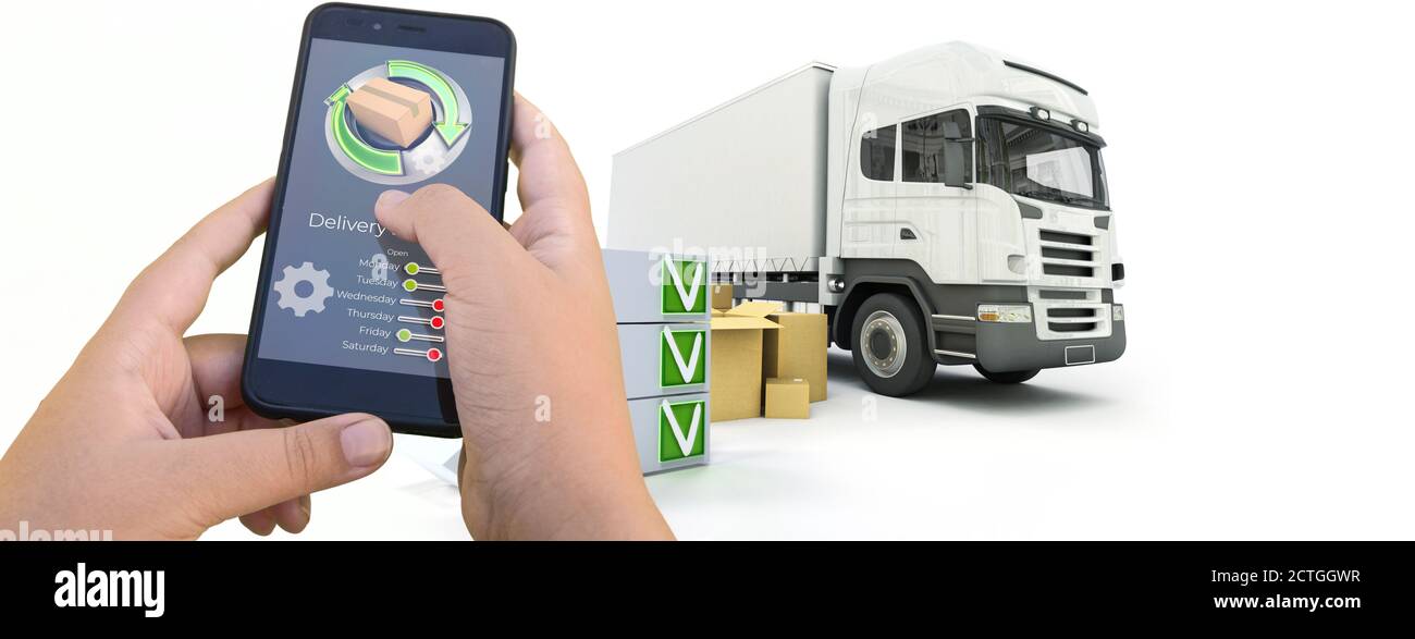 Delivery tracking hi-res stock photography and images - Alamy