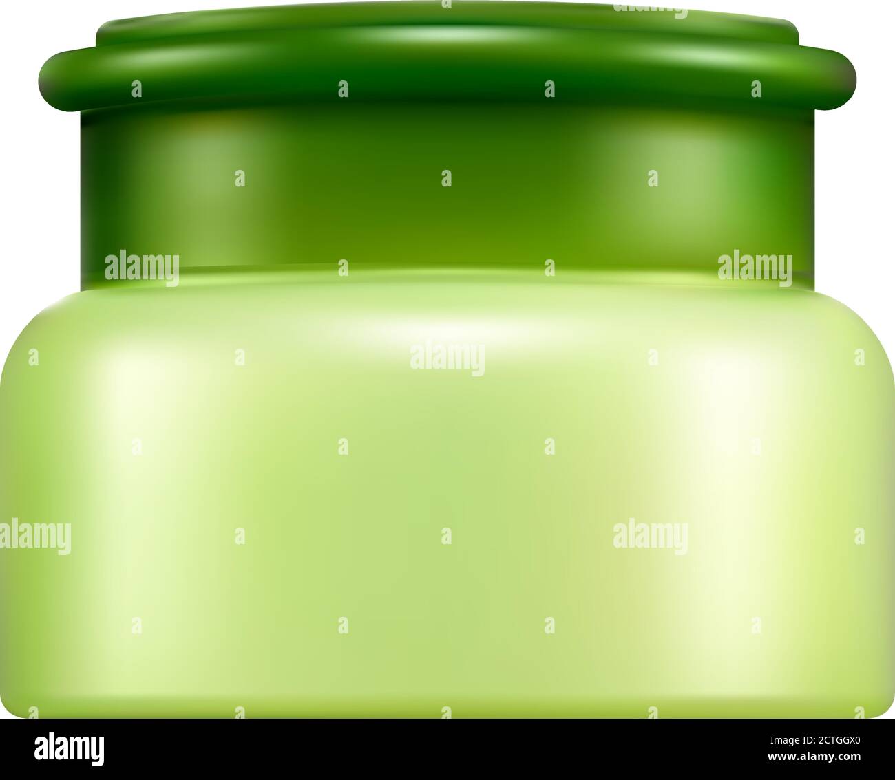 Realistic cismetic jar mockup. Packaging for cream, ointment, powder ...