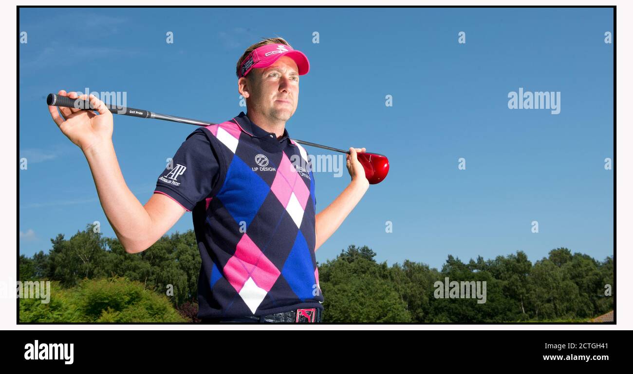 IAN POULTER, PHOTOGRAPHED AT THE WOBURN GOLF AND COUNTRY CLUB PHOTO ...