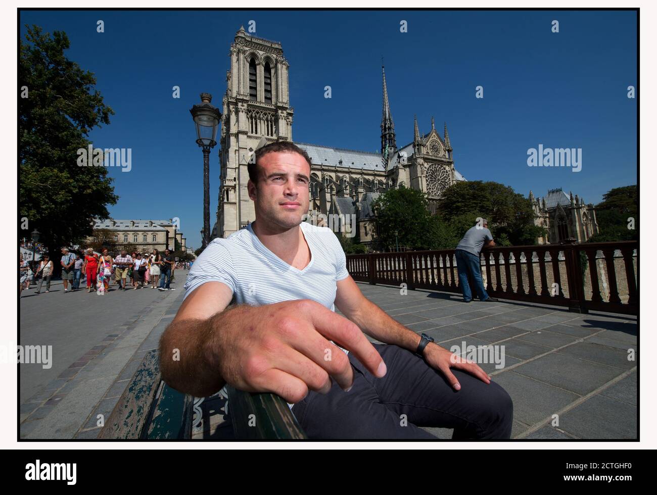 LIONS AND WELSH RUGBY PLAYER JAMIE ROBERTS ENJOYING LIFE AND PLAYING IN ...