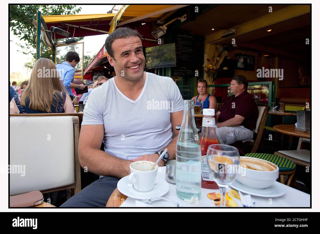 LIONS AND WELSH RUGBY PLAYER JAMIE ROBERTS ENJOYING LIFE AND PLAYING IN ...