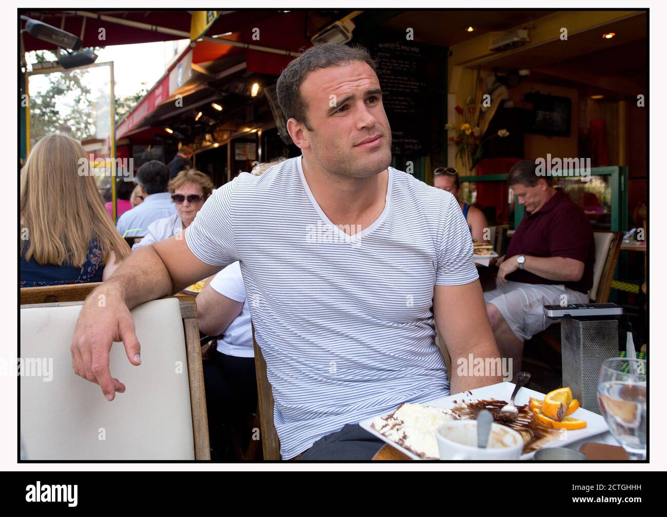 LIONS AND WELSH RUGBY PLAYER JAMIE ROBERTS ENJOYING LIFE AND PLAYING IN ...