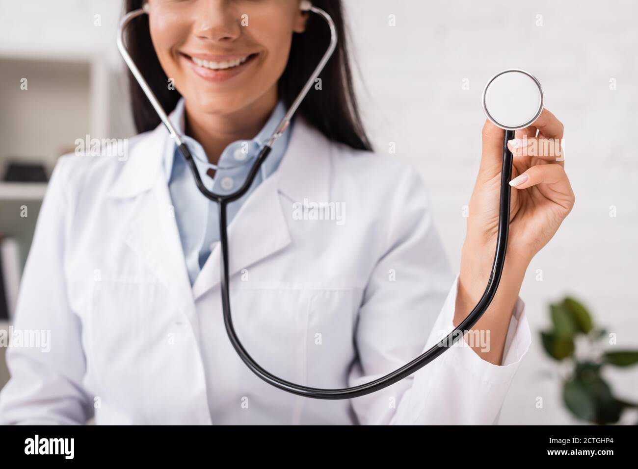 Cropped view doctor positive hi-res stock photography and images - Alamy