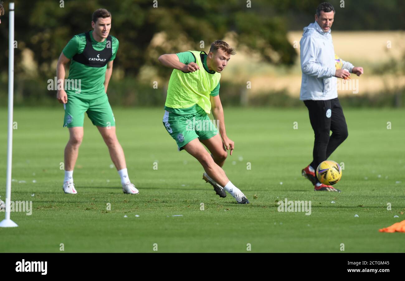 Tranent, Ormiston, East Lothian.Scotland. UK 23rd Sept 20. Hibernian ...