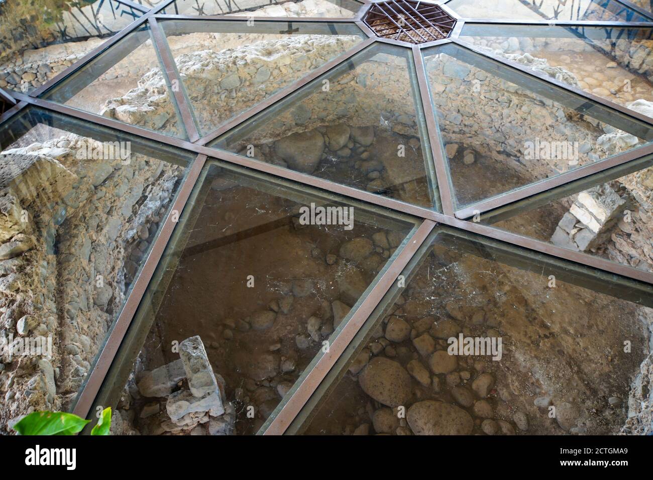 Israel, Sea of Galilee, Interior of the Capernaum Catholic Church built ...