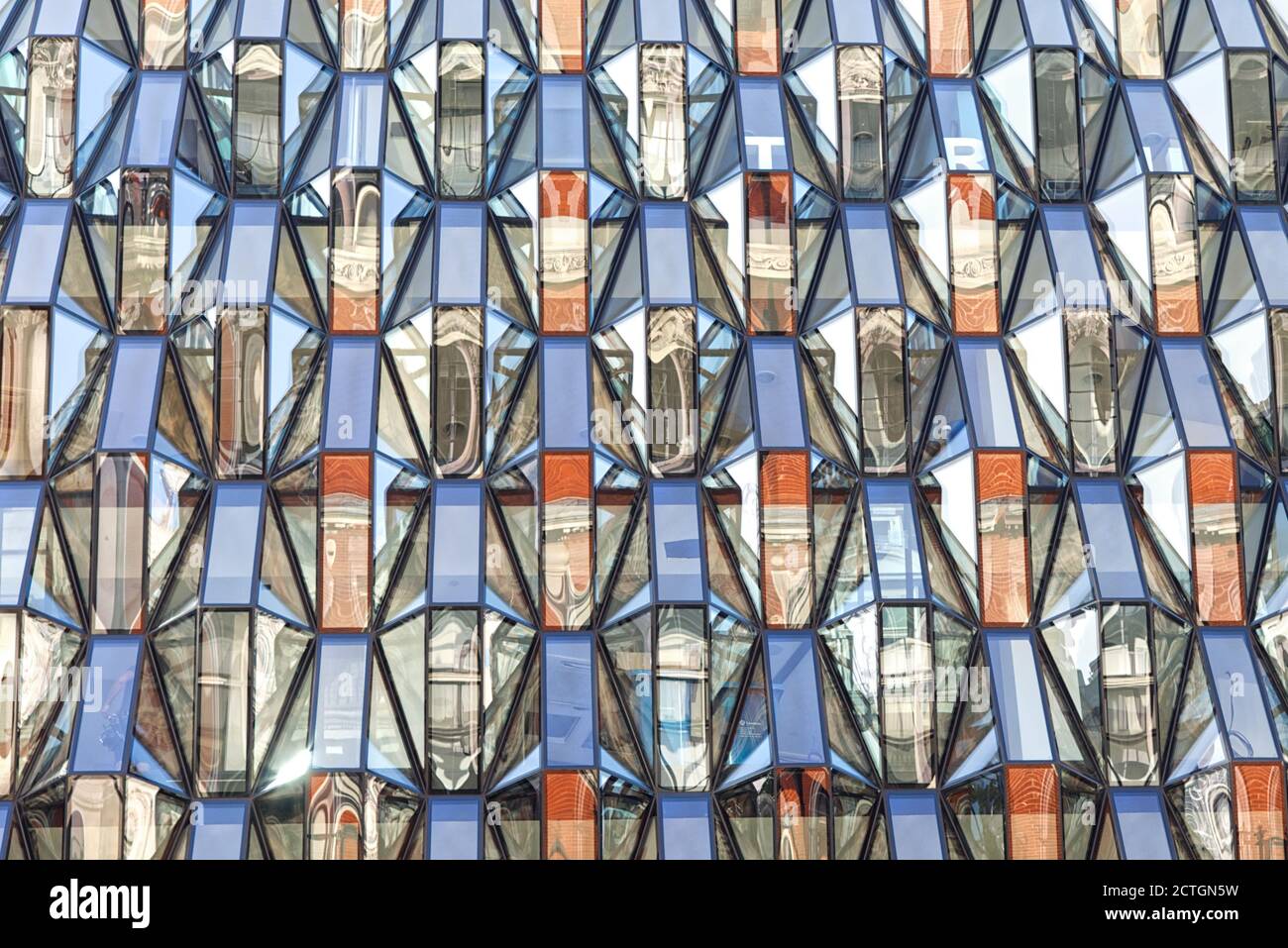 Glass window protectors London, abstract patterns Stock Photo - Alamy