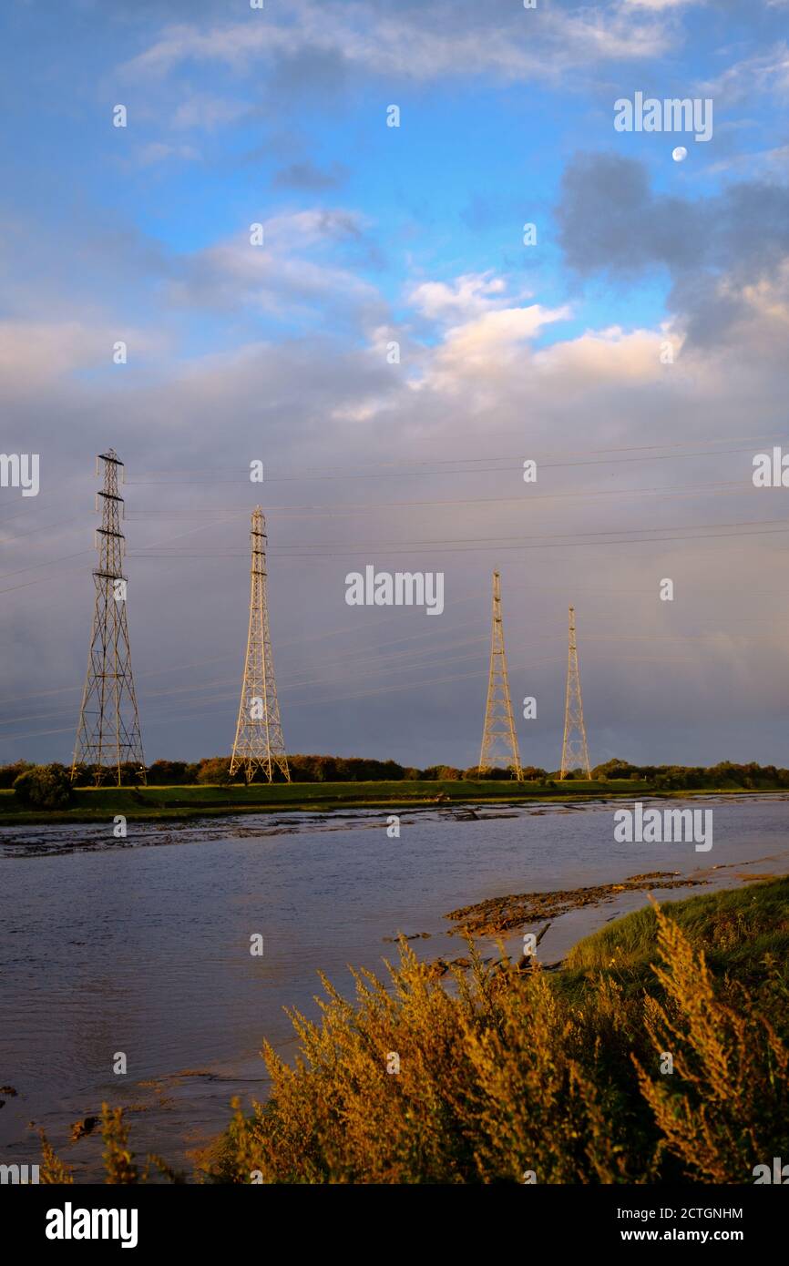 Pylons portrait hi-res stock photography and images - Alamy