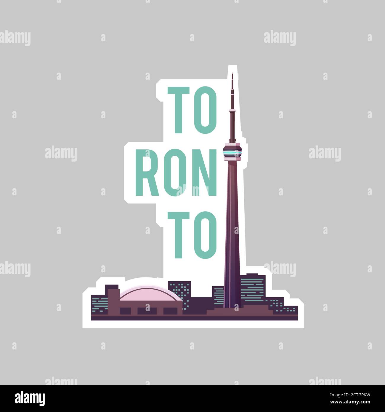 Toronto canada summer Stock Vector Images - Alamy