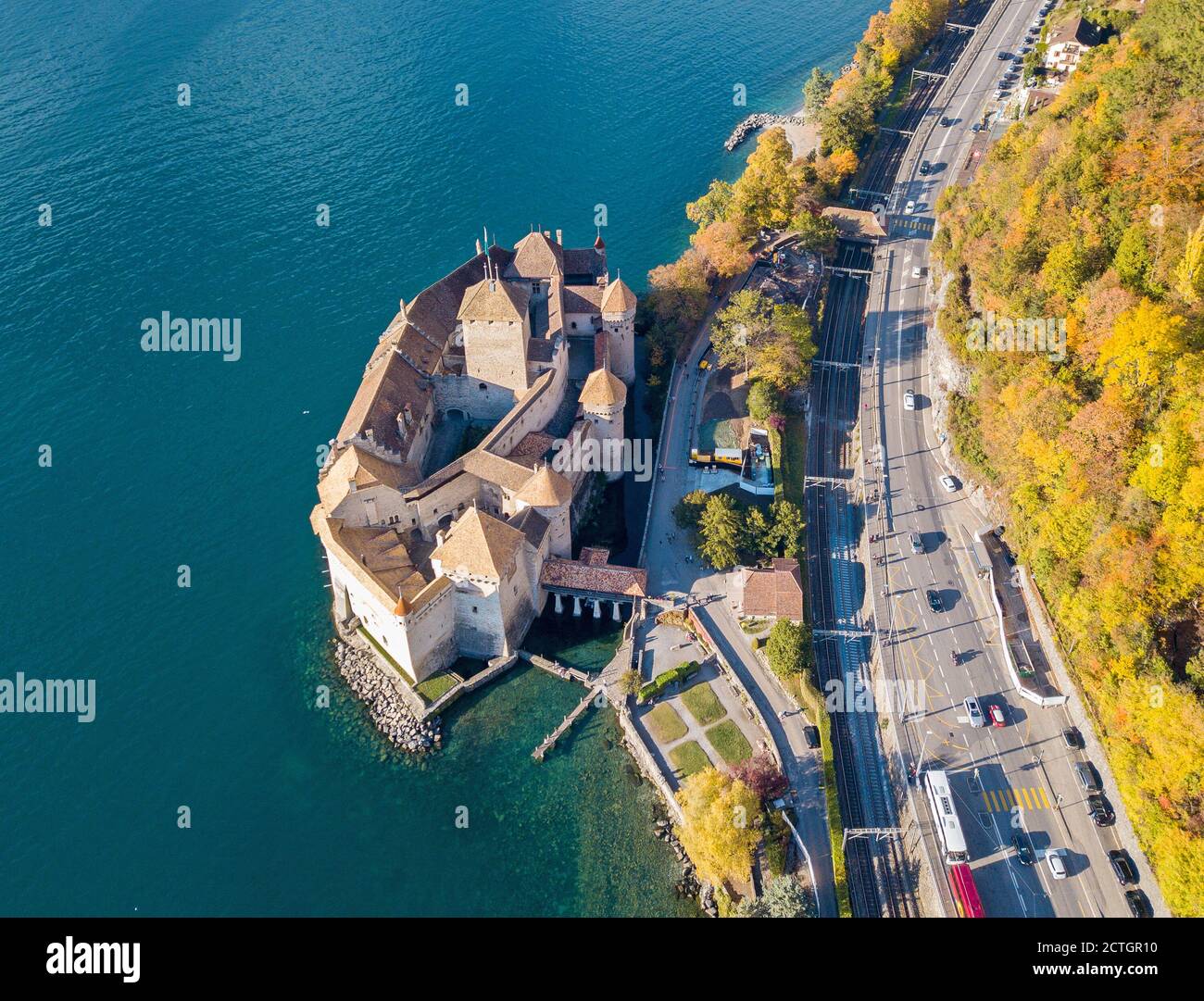 Castle chillon in veytaux hi-res stock photography and images - Alamy