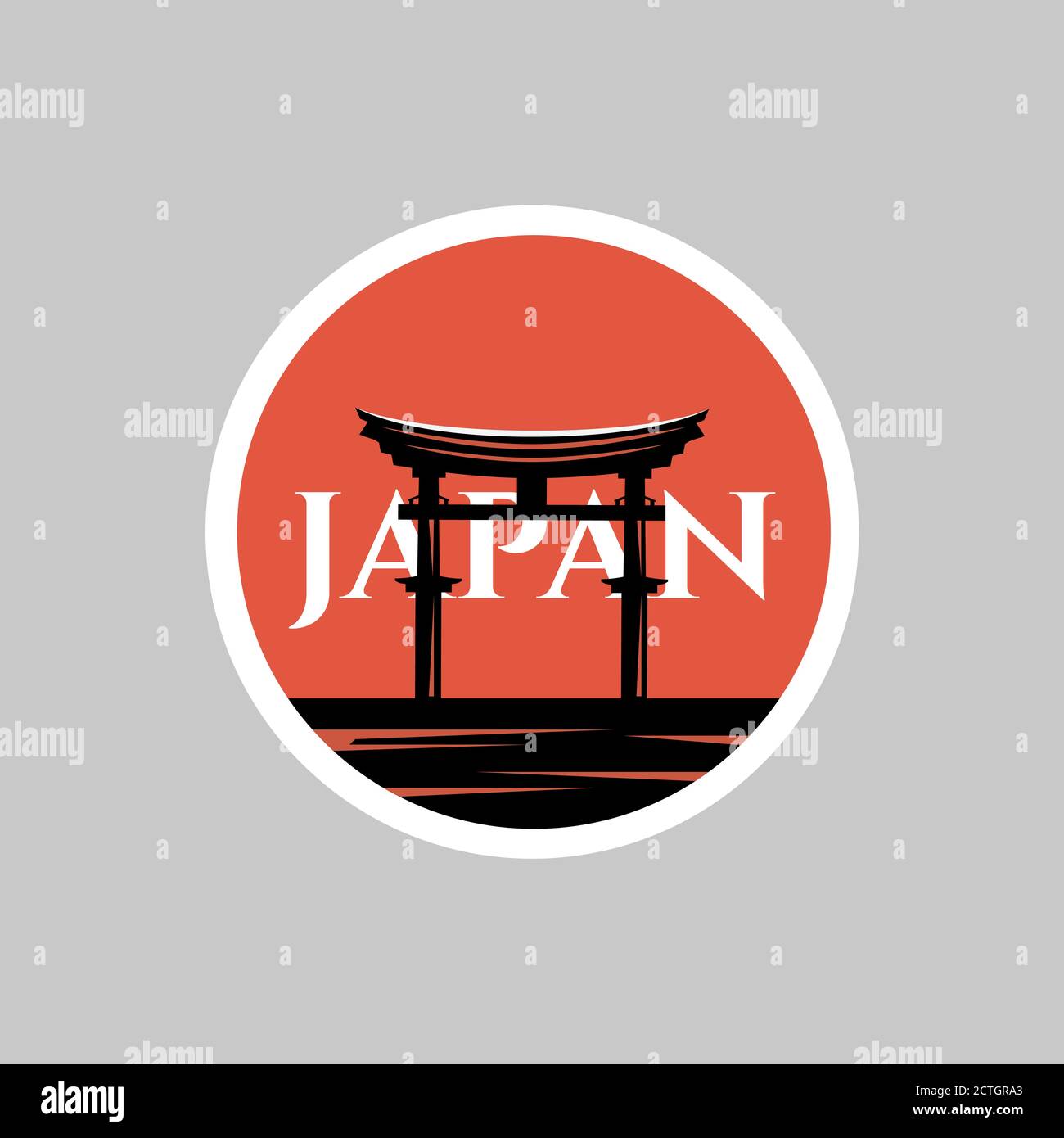 Traveling around japan Stock Vector Images - Alamy