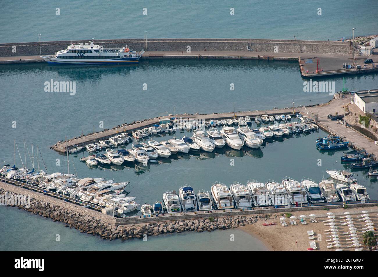 Terracina aerial hi-res stock photography and images - Alamy
