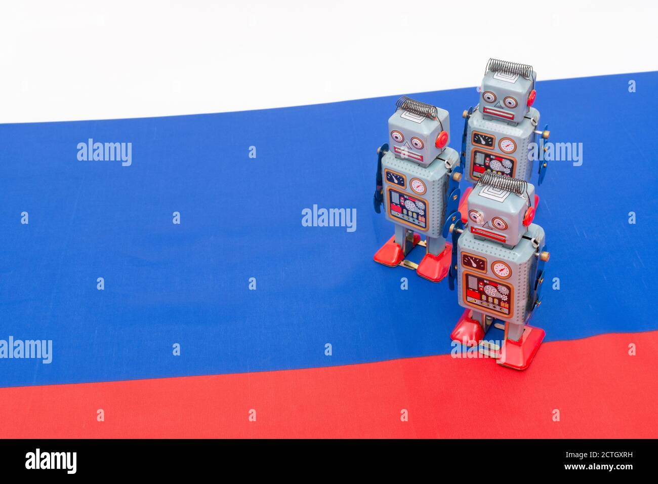 Russian hackers flag hi-res stock photography and images - Alamy