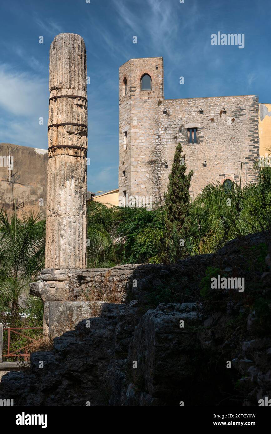 Massive Roman remains of the Capitolium. Built in the mid-1st century ...