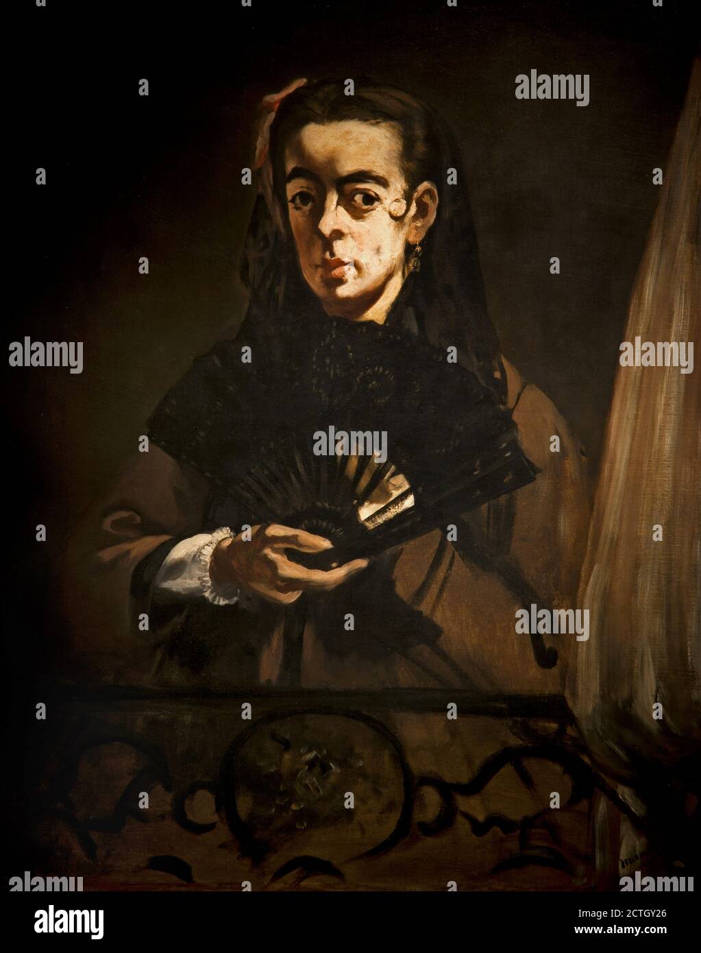 Edouard Manet 1832-1883. Angelina. 1865. oil painting on canvas cm 92 x ...