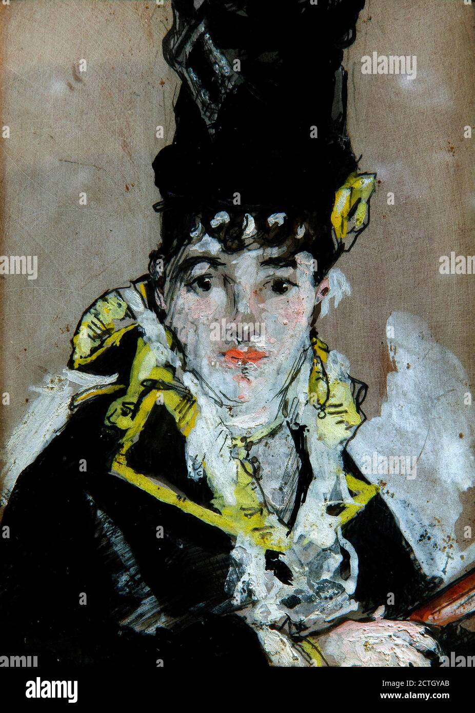 Edouard Manet 1832-1883. Portrait of Nina de Callias. 1872. oil ...