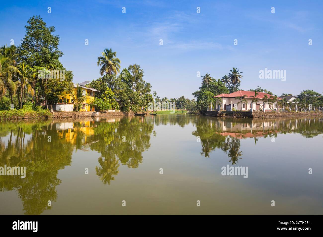 India, Kerala, Alappuzha (Alleppey), Alappuzha (Alleppey) backwaters ...