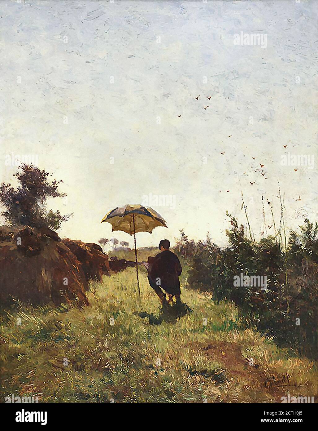Gabriel Paul Joseph Constantin - En Plein Air - Dutch School - 19th ...