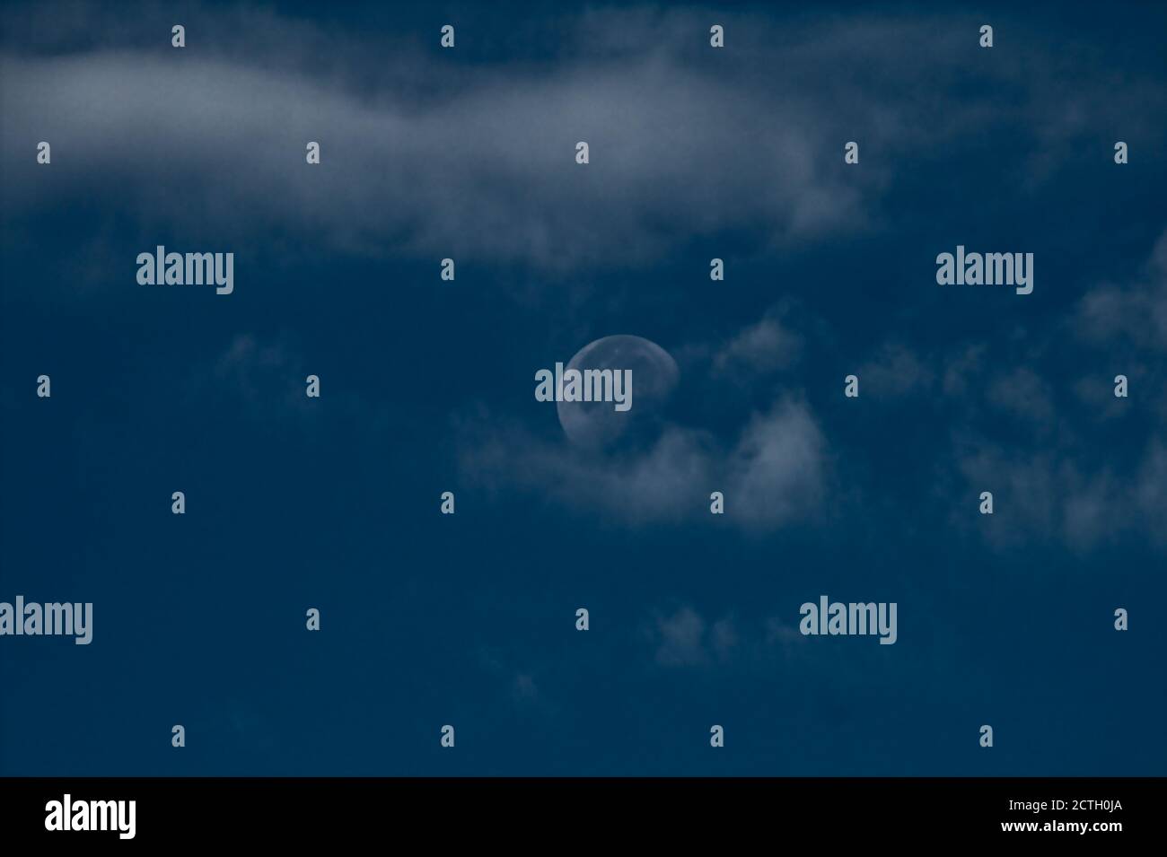 Moon in the sky at daytime hi-res stock photography and images - Alamy