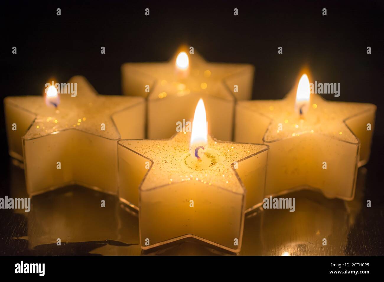 Star shaped candles hi-res stock photography and images - Alamy