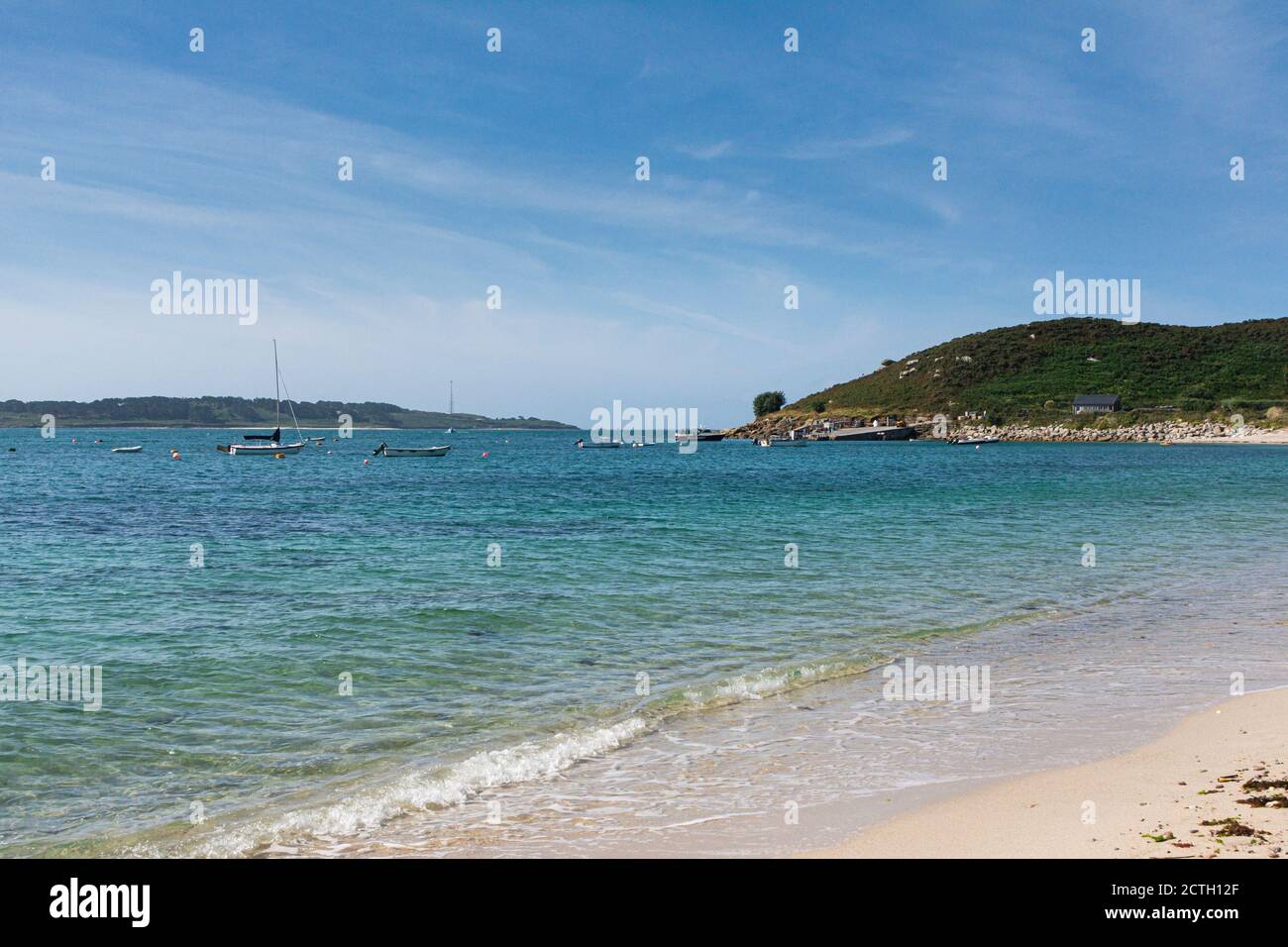 Higher Town Bay on St Martin's in the Isles of Scilly Stock Photo - Alamy