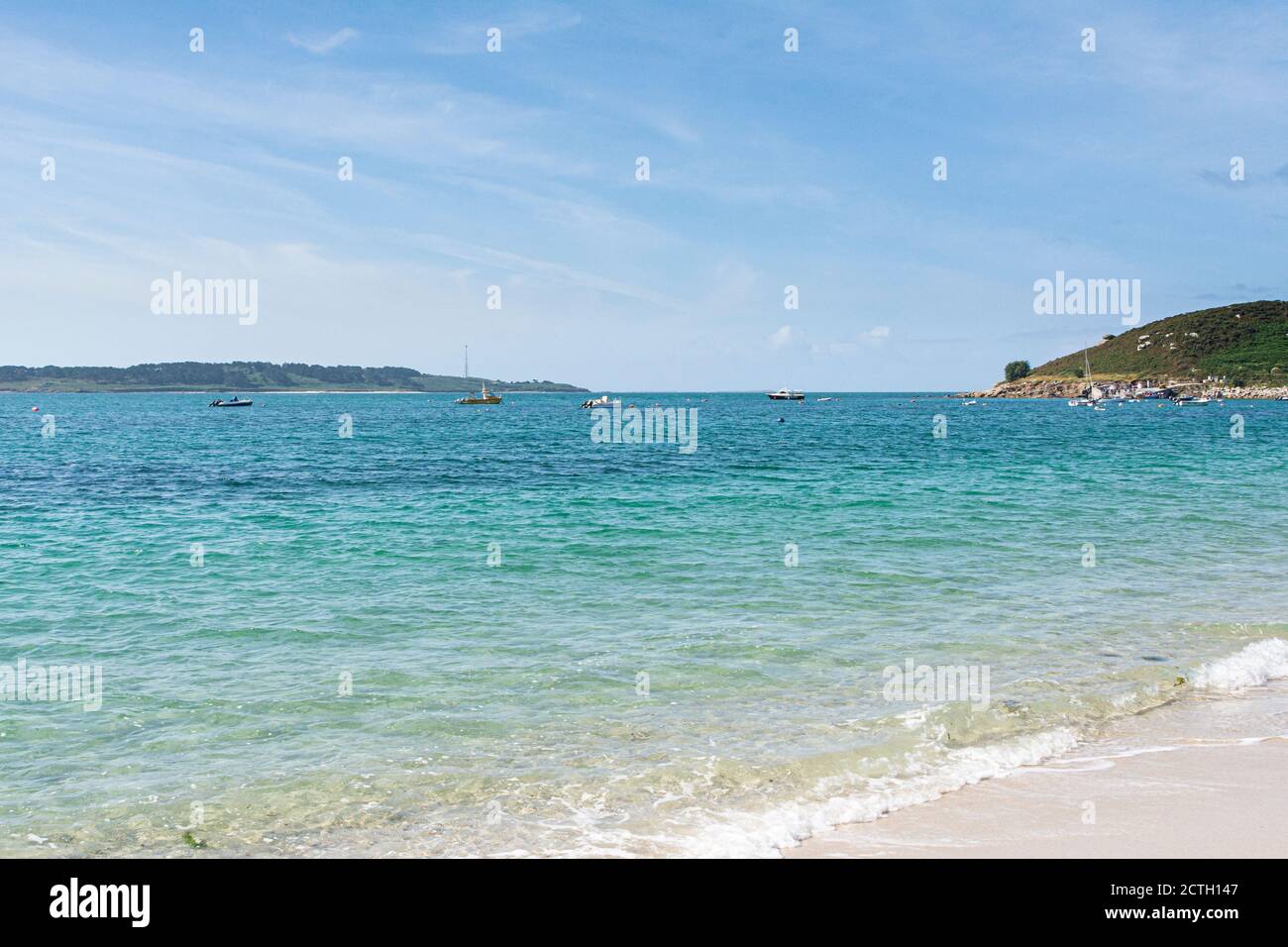 Higher Town Bay on St Martin's in the Isles of Scilly Stock Photo - Alamy