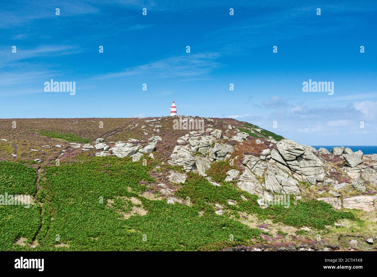White navigation daymark hi-res stock photography and images - Alamy