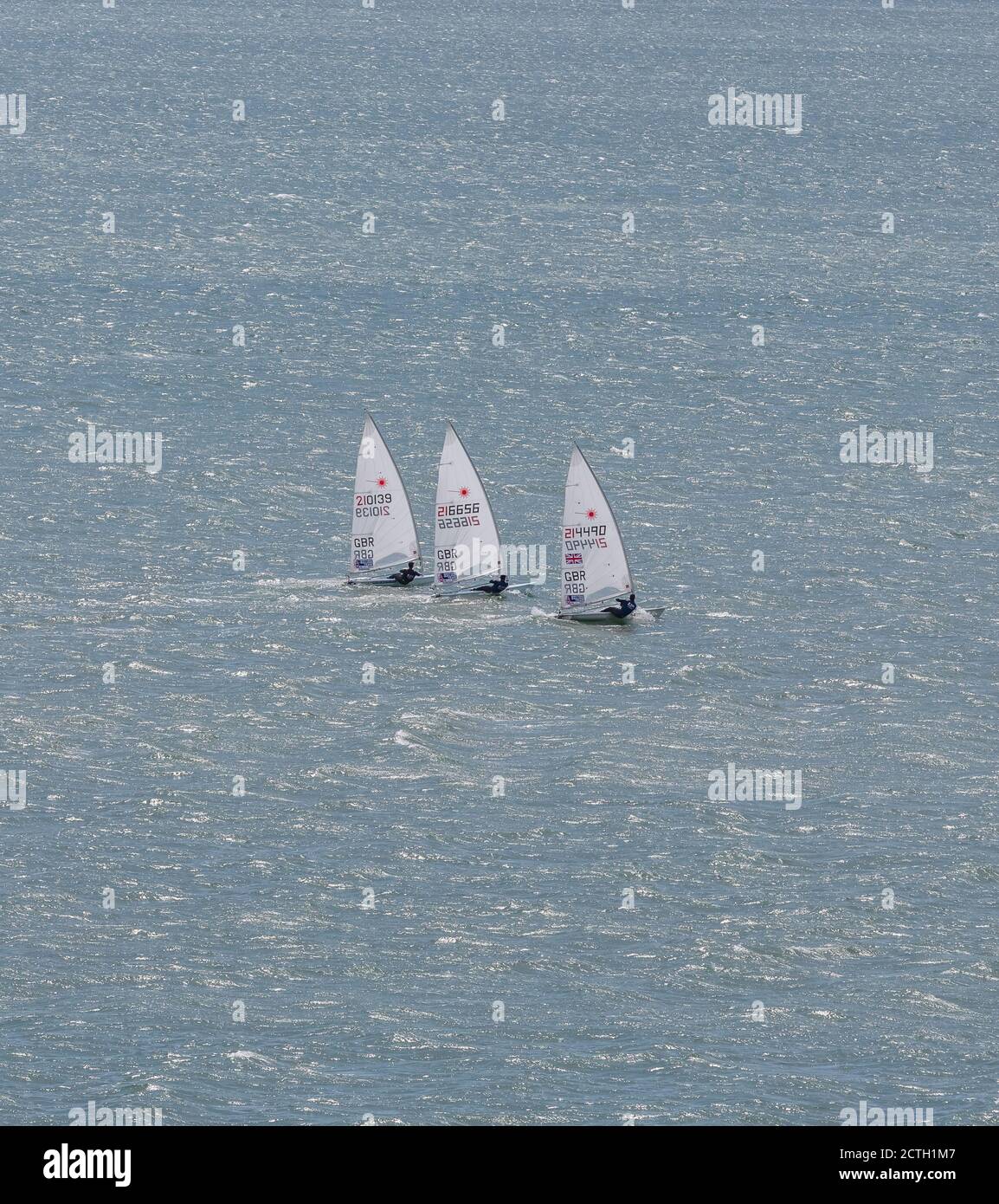 Sailing catamaran race aerial hi-res stock photography and images - Alamy