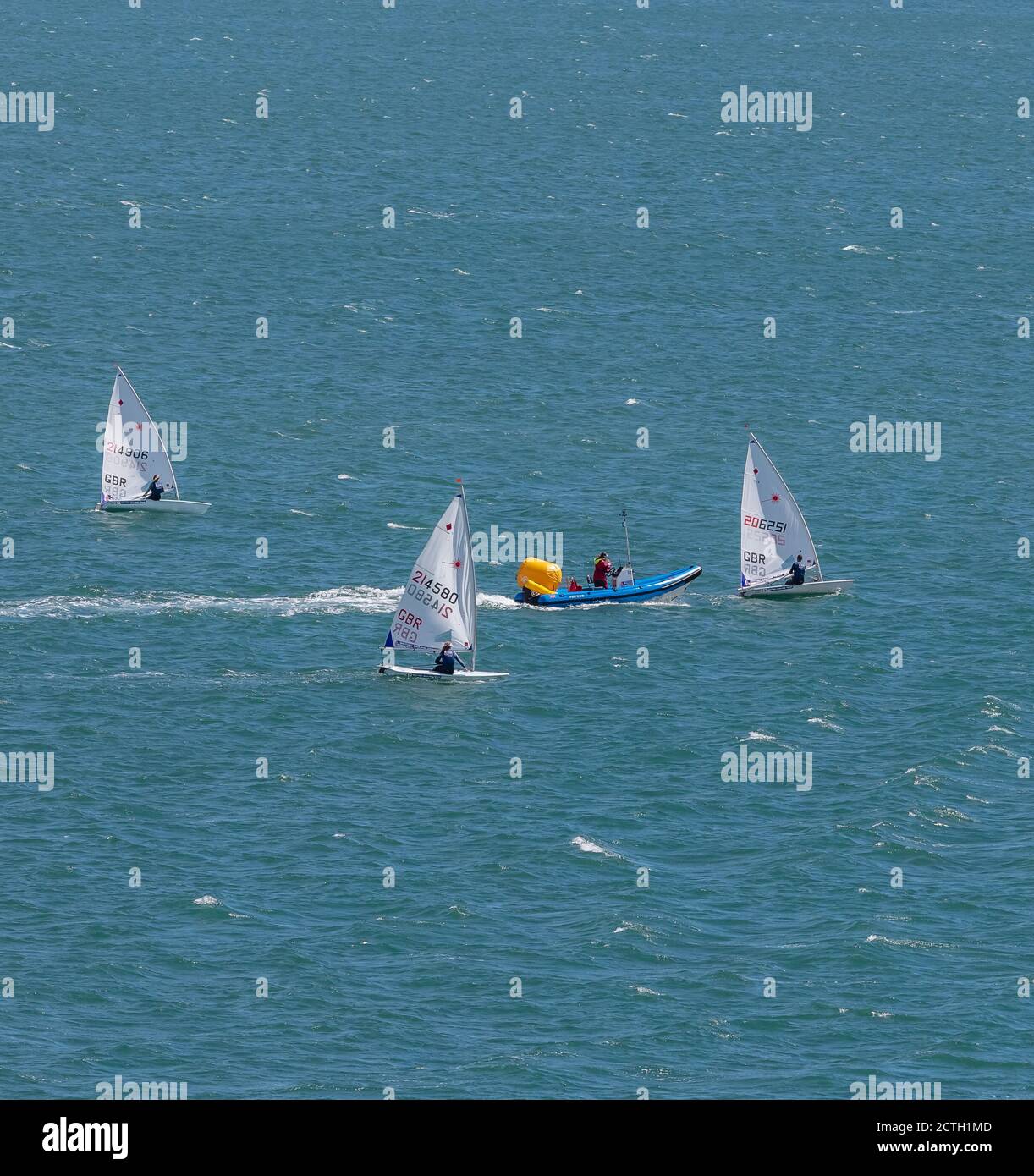 Sailing catamaran race aerial hi-res stock photography and images - Alamy