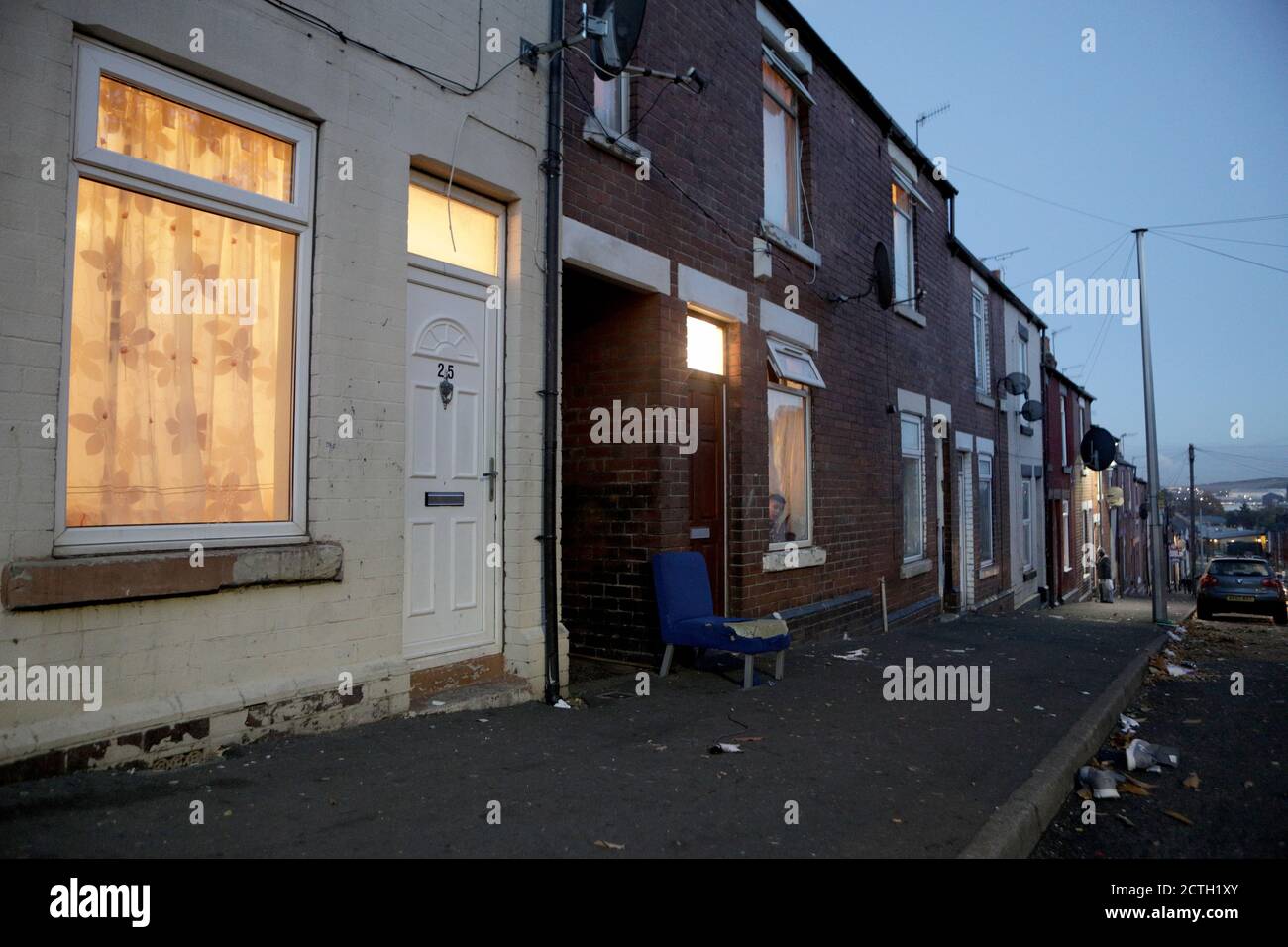 Roma community in Page Hall Sheffield Stock Photo - Alamy